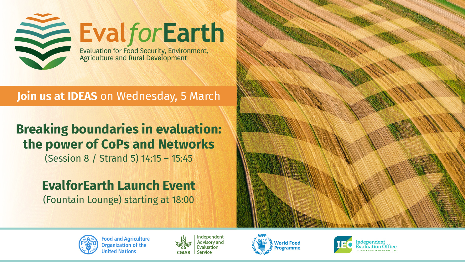 EvalForEarth events at the IDEAS Conference | EvalForEarth